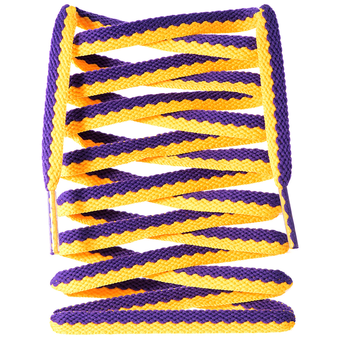 Flat Split Two-Tone Shoelaces — LitLaces®